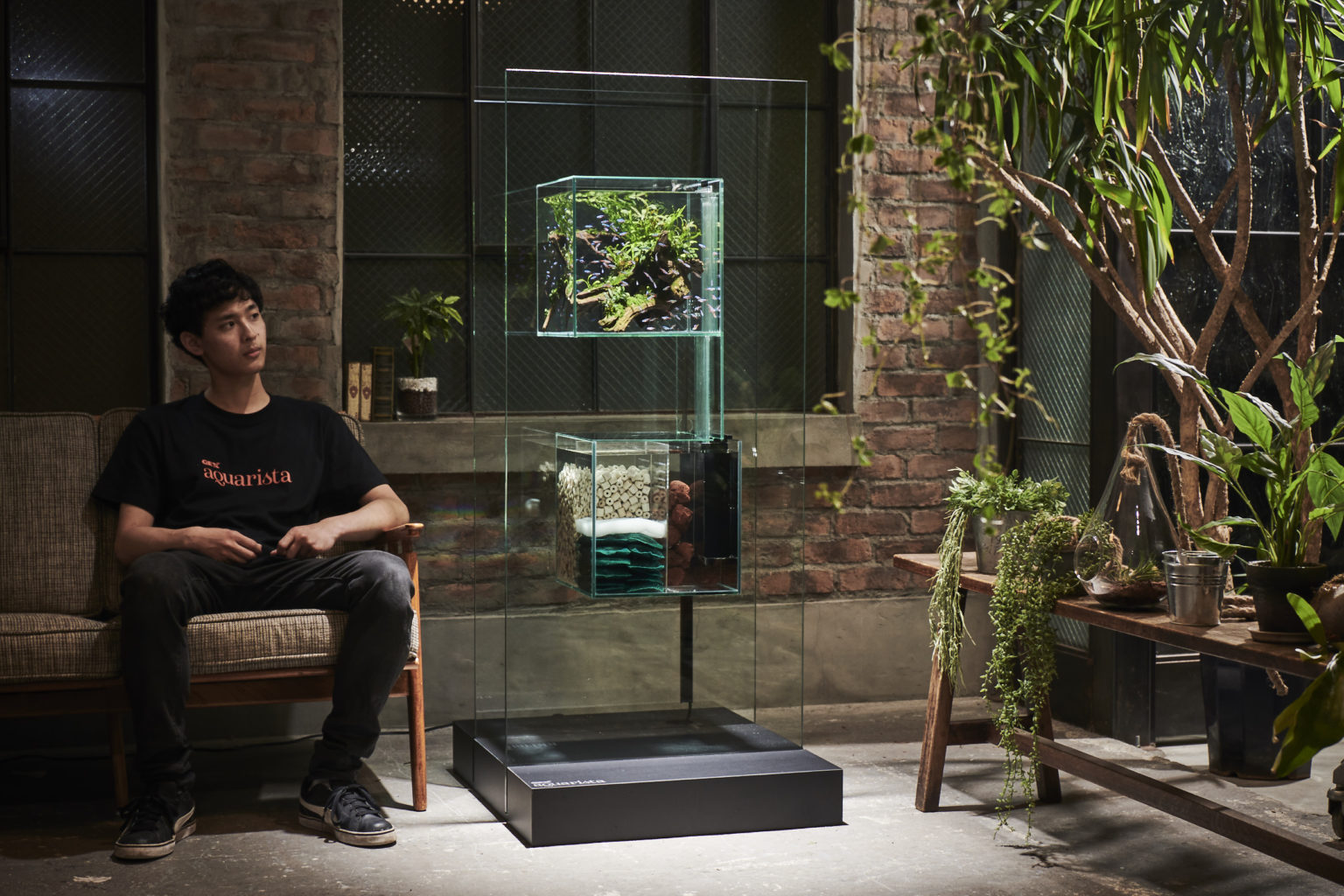 The Glassterior | GEX aquarista | アクアリストの想いをカタチに。ジェックス アクアリスタ、新アイデアの水槽、LED、フィルターの登場です。